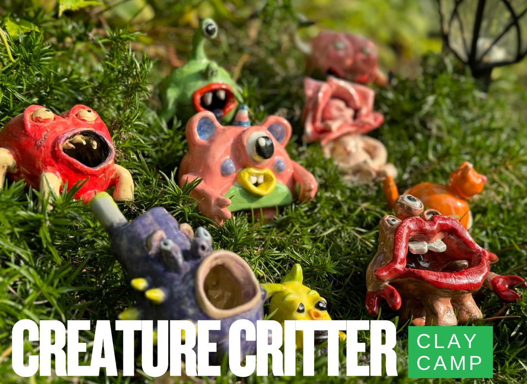 Clay Camp 2025 - JULY 14-18 1-4P Creature Critter Creations | The Workshop Mpls